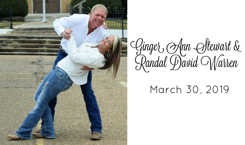 Ginger Ann Stewart & Randal David Warren - MageeNews.com