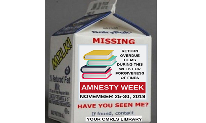 Amnesty Week @ the Library - MageeNews.com