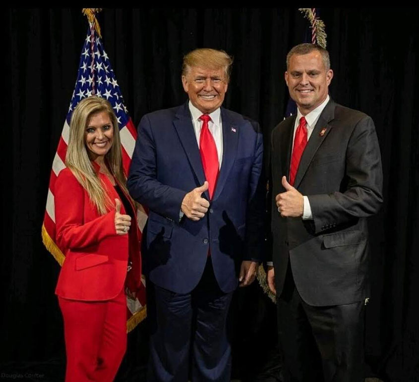 Senator Chad McMahan Meets President Trump - MageeNews.com