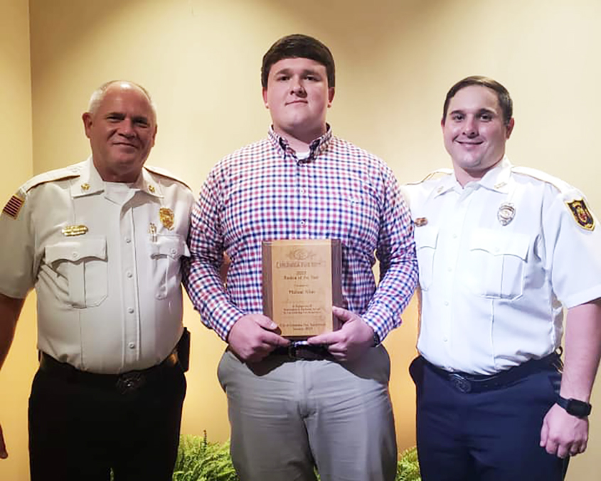 Michael Allan Chosen Rookie of the Year by the Columbia Fire Dept ...