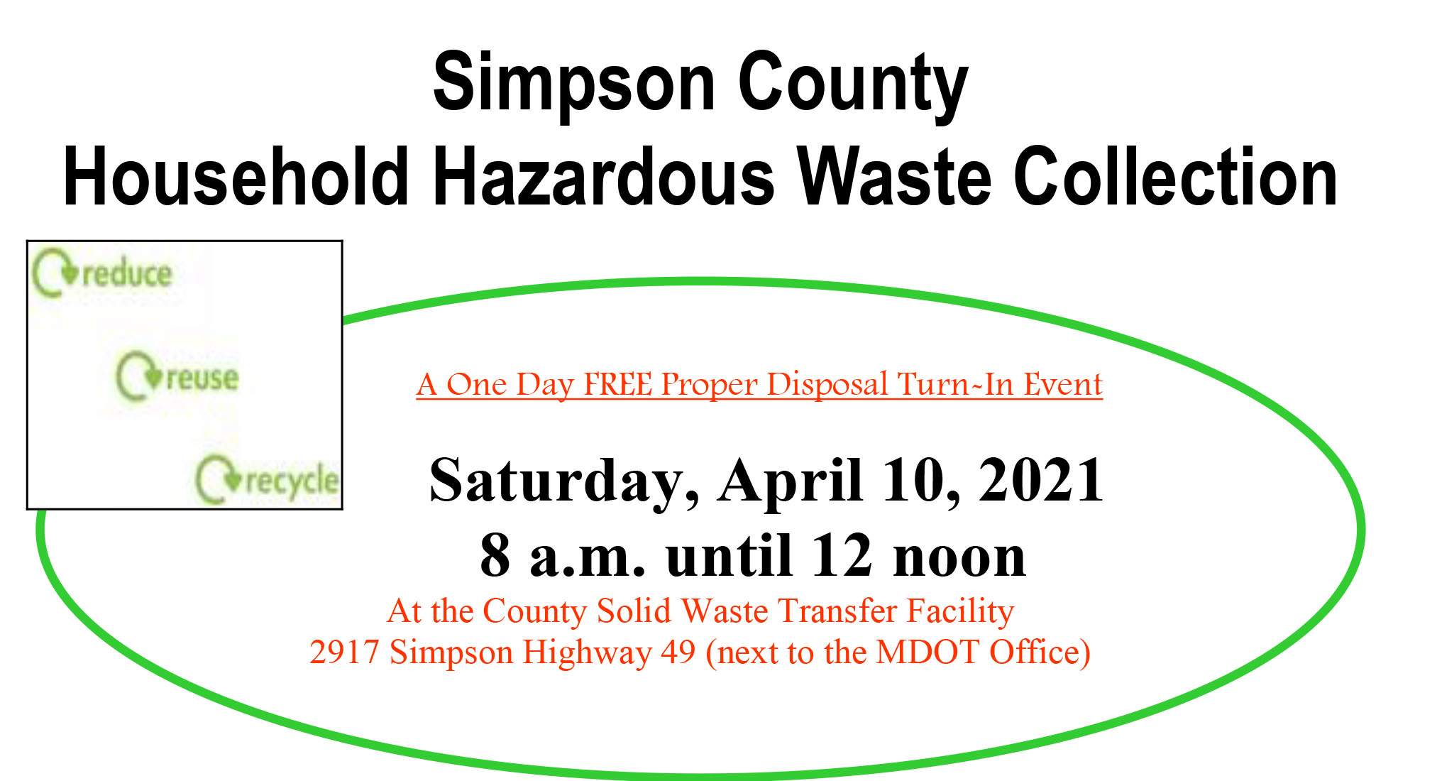 Simpson County Household Hazardous Waste Collection - MageeNews.com