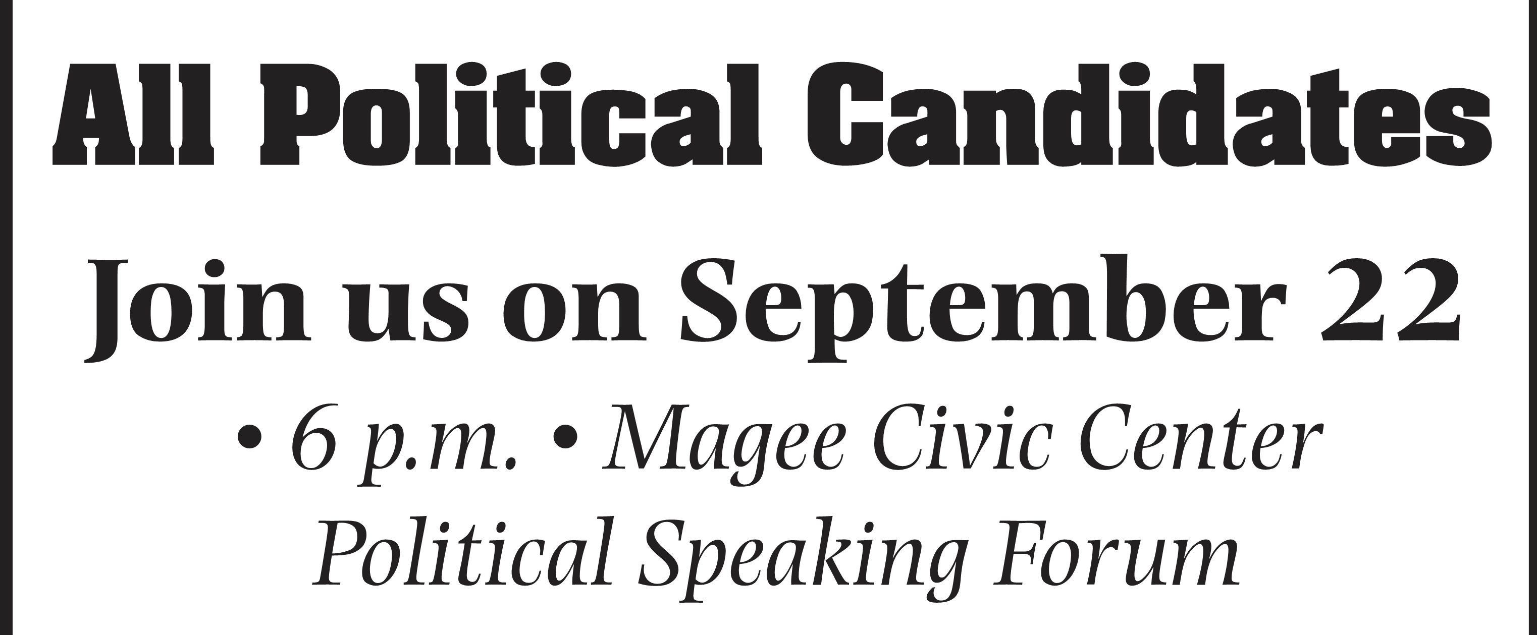 Political Forum - MageeNews.com
