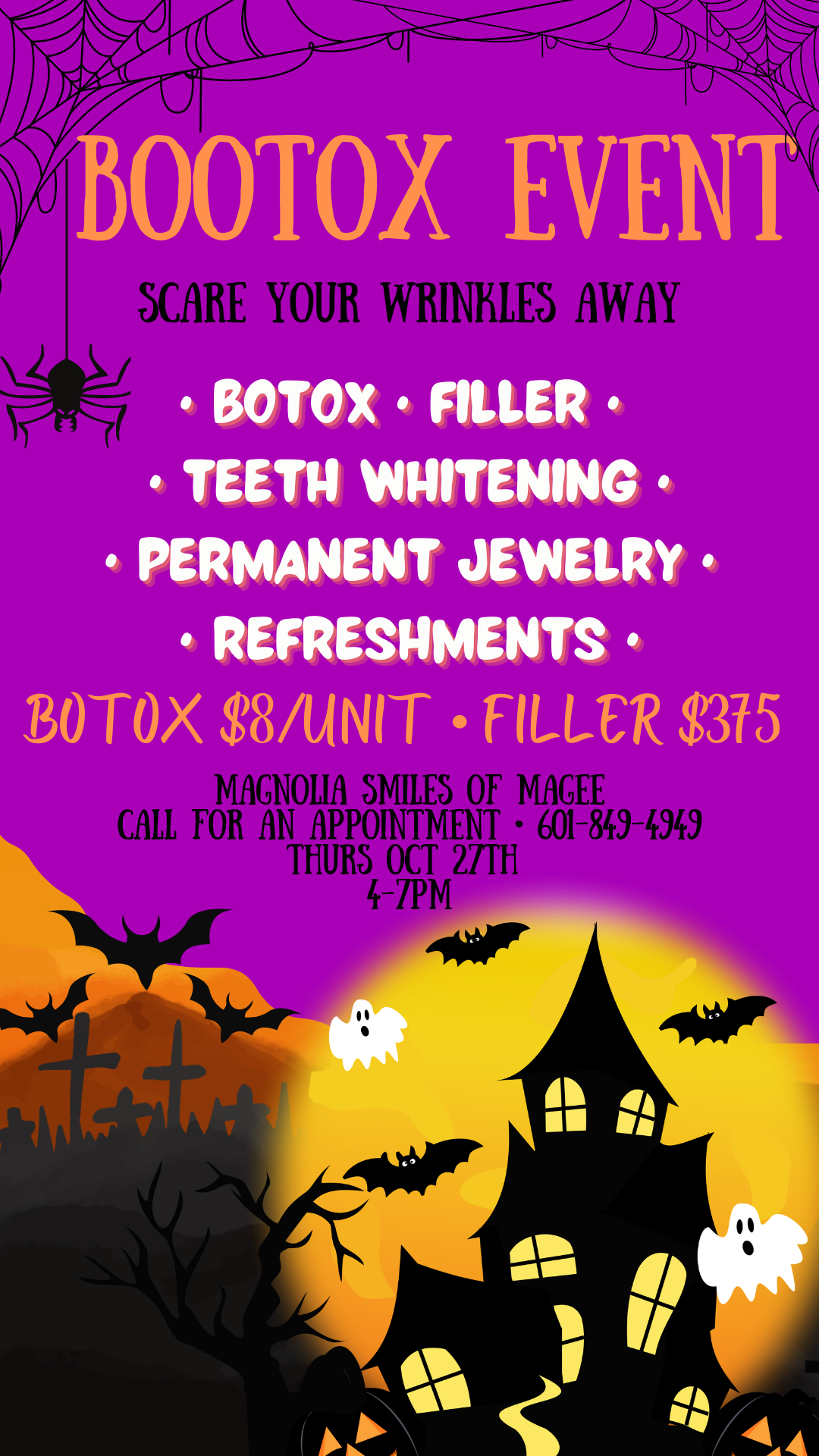 BooTox Event @ Magnolia Smiles - MageeNews.com