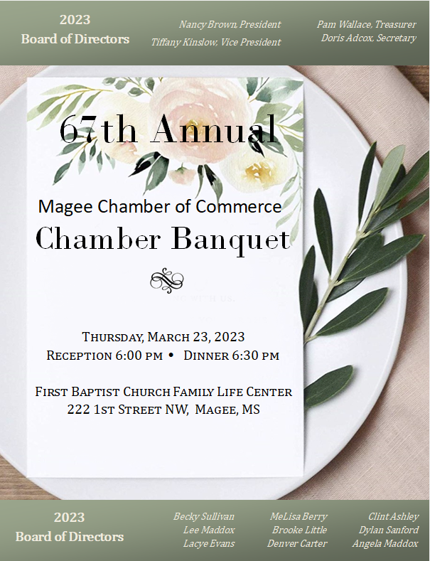 Chamber Banquet Tickets for Sale - MageeNews.com