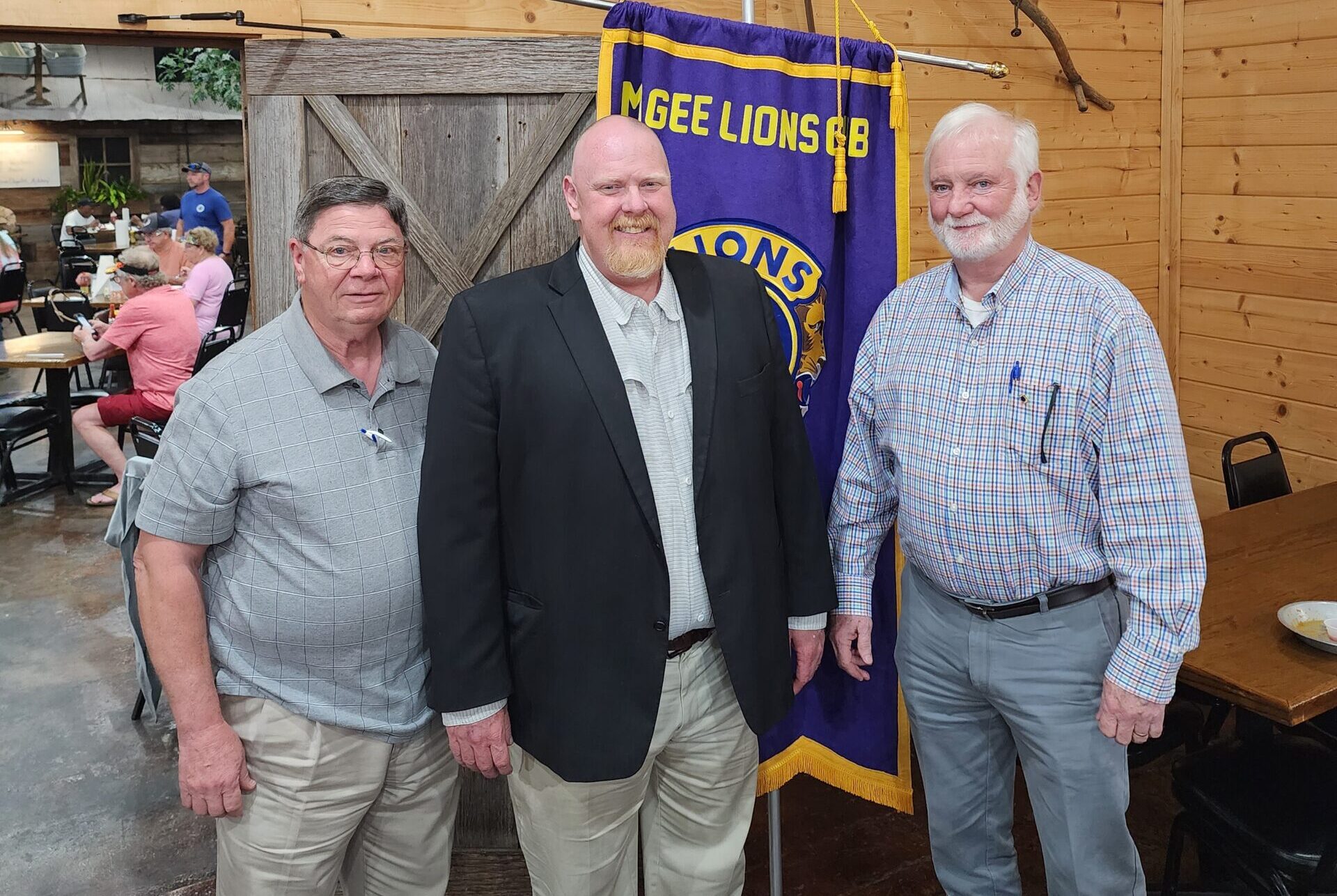Albert White with MDOT answers questions at Lions Club - MageeNews.com