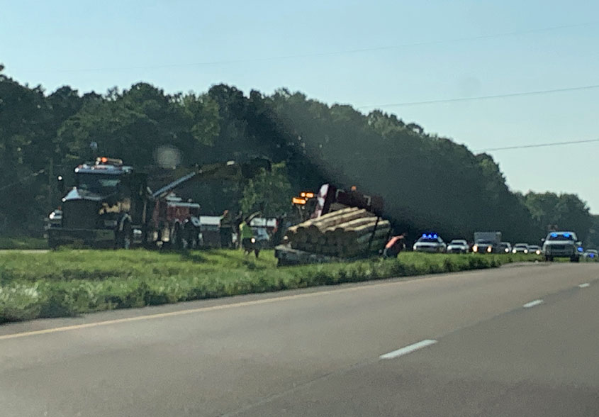 18 Wheeler Wreck on Hwy 49 near Weathersby - MageeNews.com