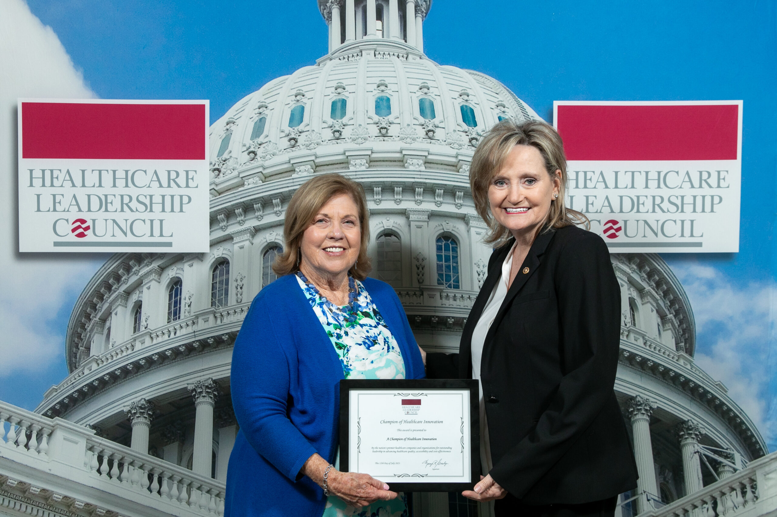 National Health Leaders Recognize U.S. Senator Cindy Hyde-Smith ...