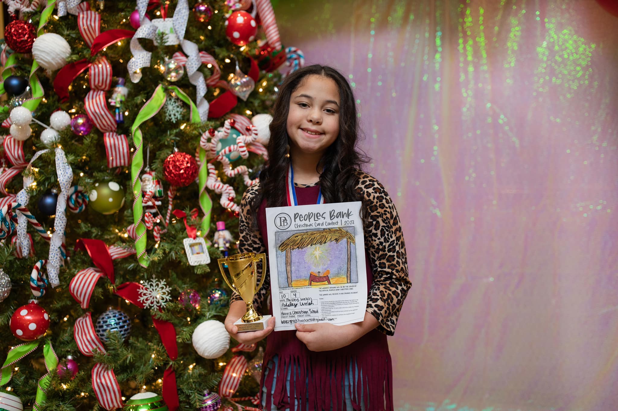 Peoples Bank Christmas Card Contest Winners - MageeNews.com