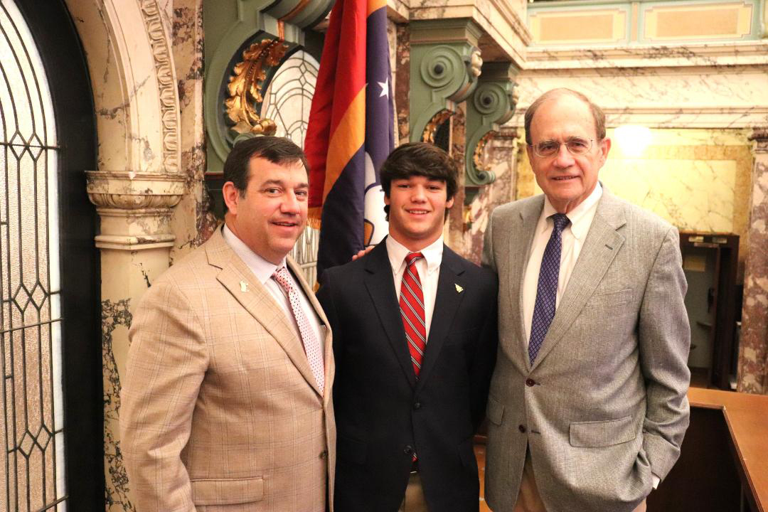 Hayes Berry of Magee Serves as a Page for the Mississippi Senate ...