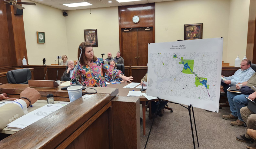 CMPDD Brings Temporary Land Use Map for Simpson County - MageeNews.com