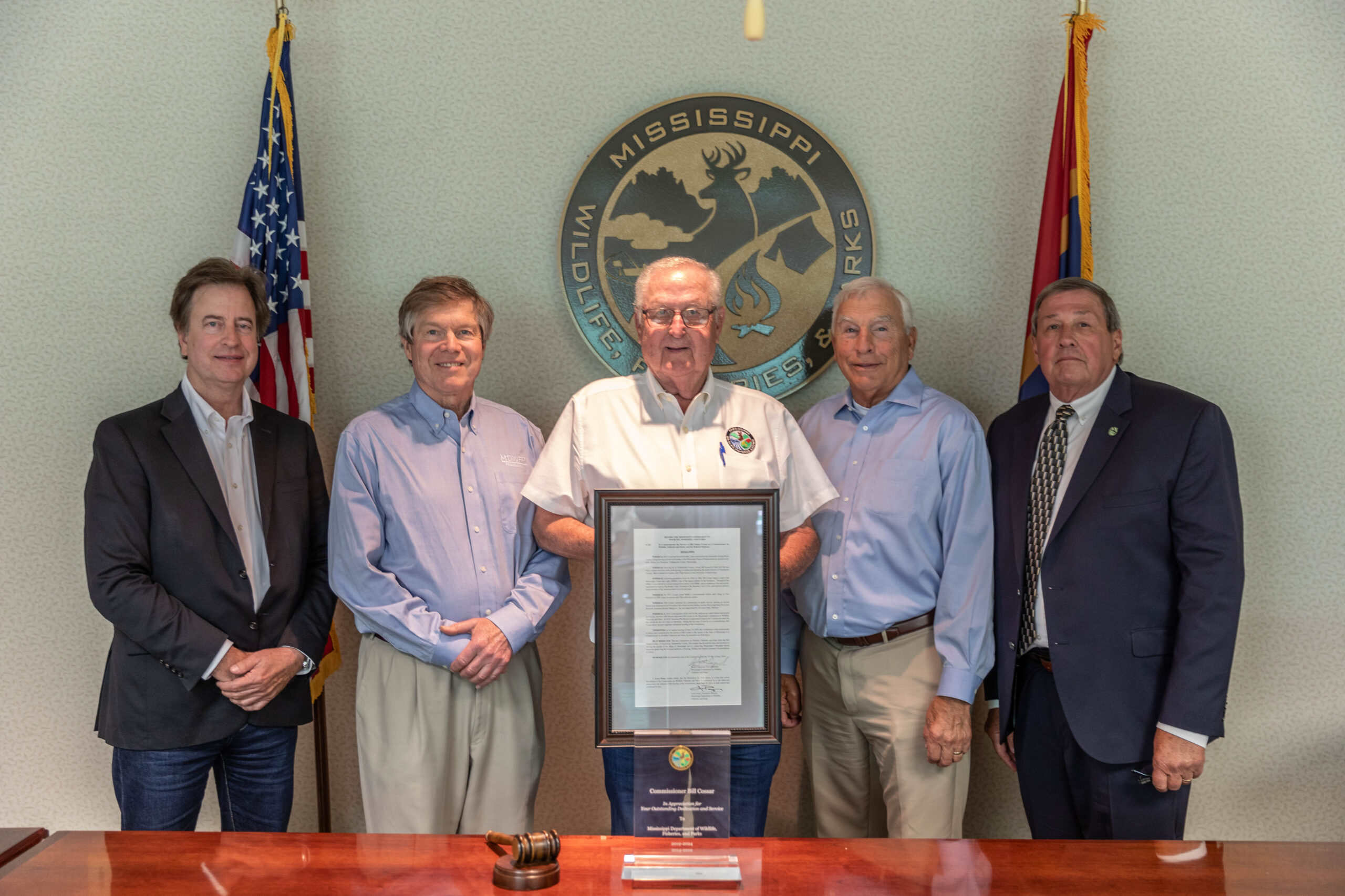 Mississippi Commission honors Bill Cossar for Dedicated Service ...