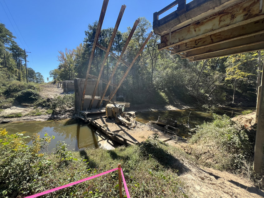 UPDATE: Strong River bridge collapse on State Route 149 - MageeNews.com