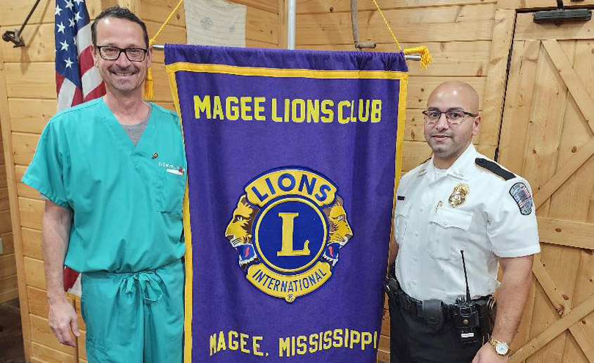 Magee Police Chief Speaks to local Lions Club - MageeNews.com