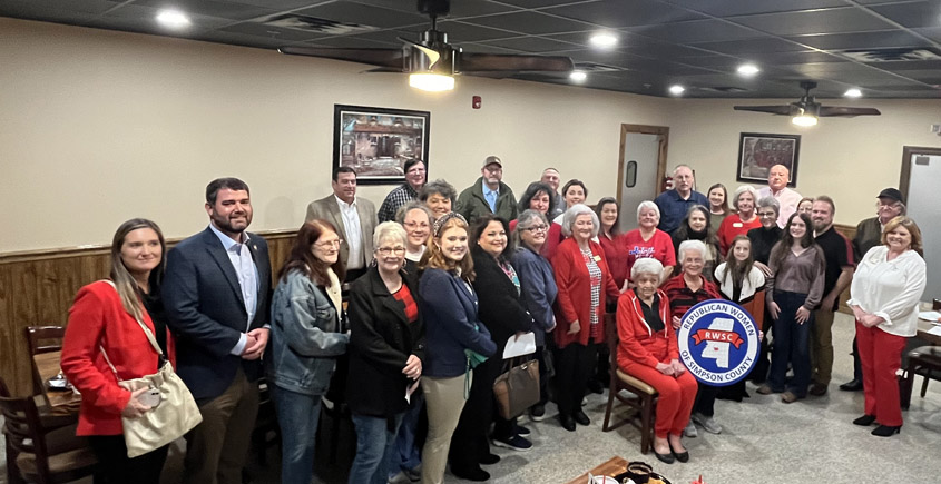 Senator Jeff Tate speaks to Simpson County Republican Women - MageeNews.com