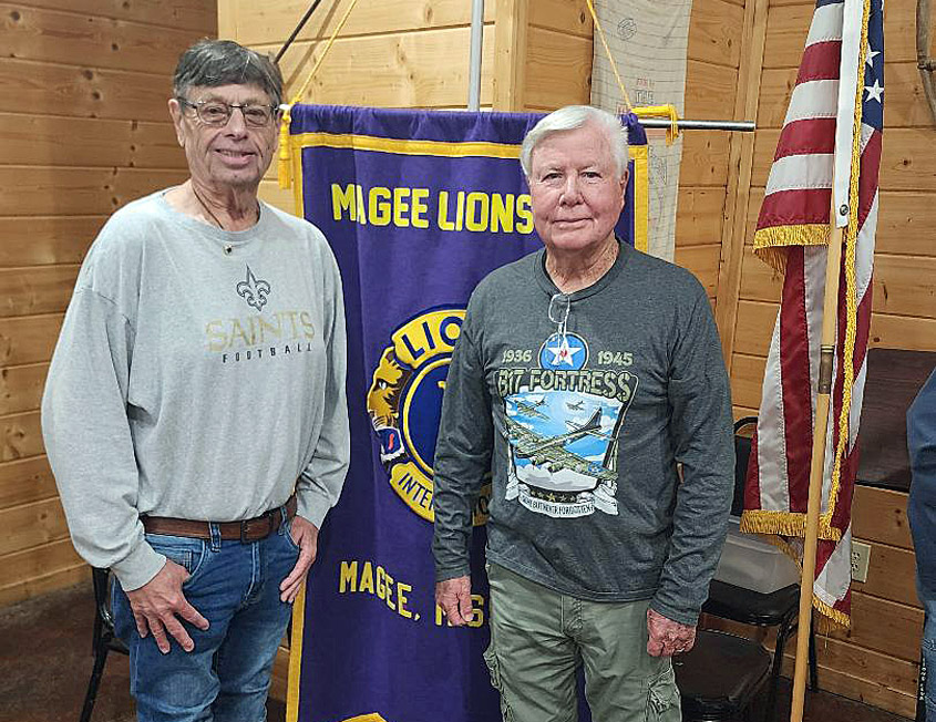 Larry Brewer visits the Magee Lions Club - MageeNews.com