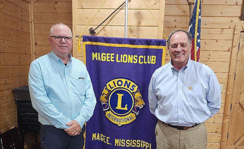 Steve Allen Speaks to Magee Lions Club - MageeNews.com