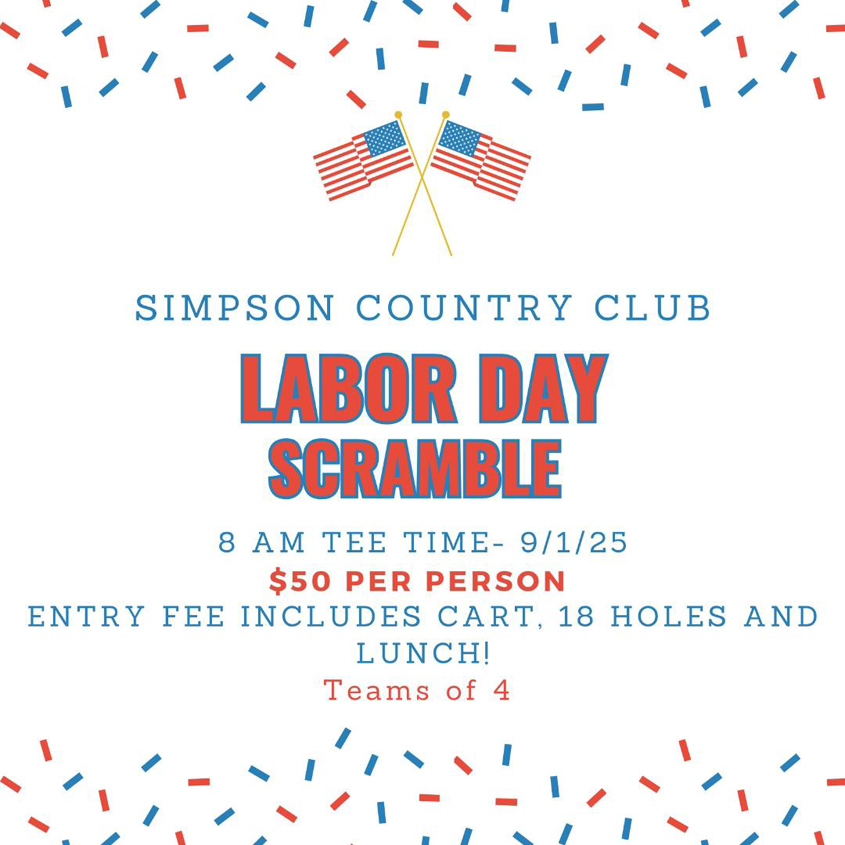 Simpson Country Club Labor Day Scramble - MageeNews.com