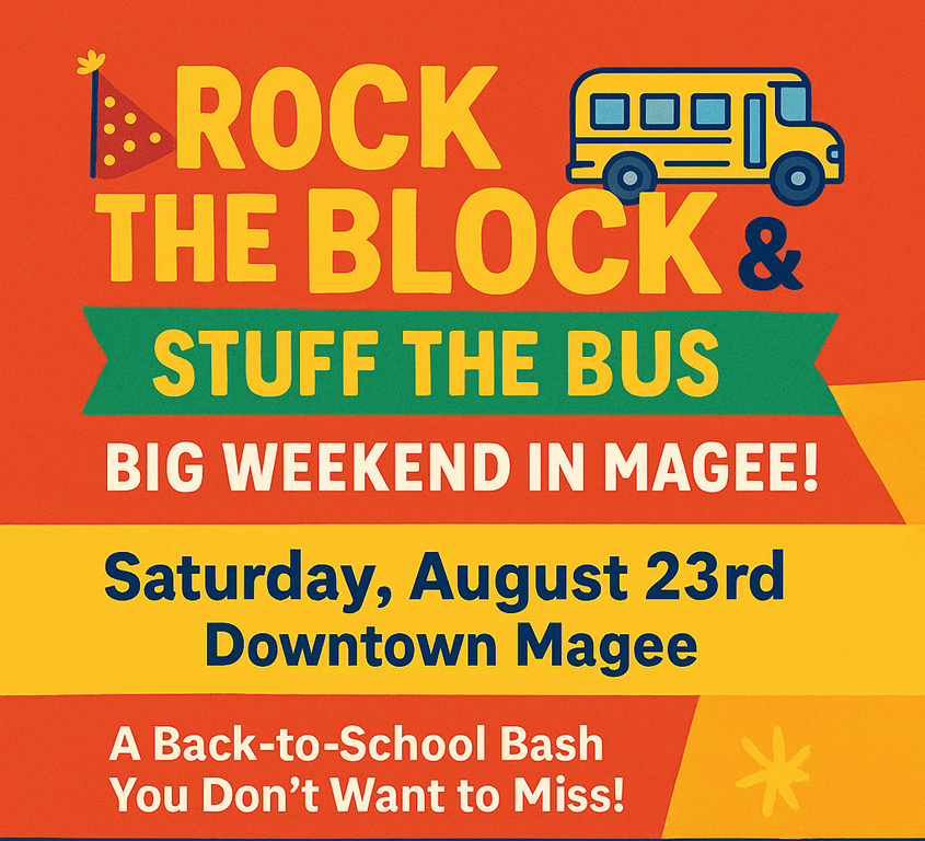 Rock the Block & Stuff the Bus: A Big Weekend in Magee - MageeNews.com