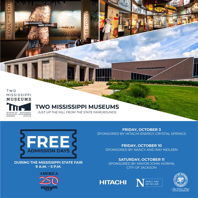 Free Admission to Two Mississippi Museums During the State Fair ...