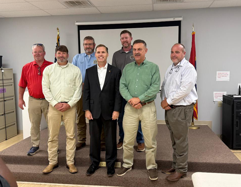 Congressman Michael Guest Visits Simpson County 911 Center to Discuss ...