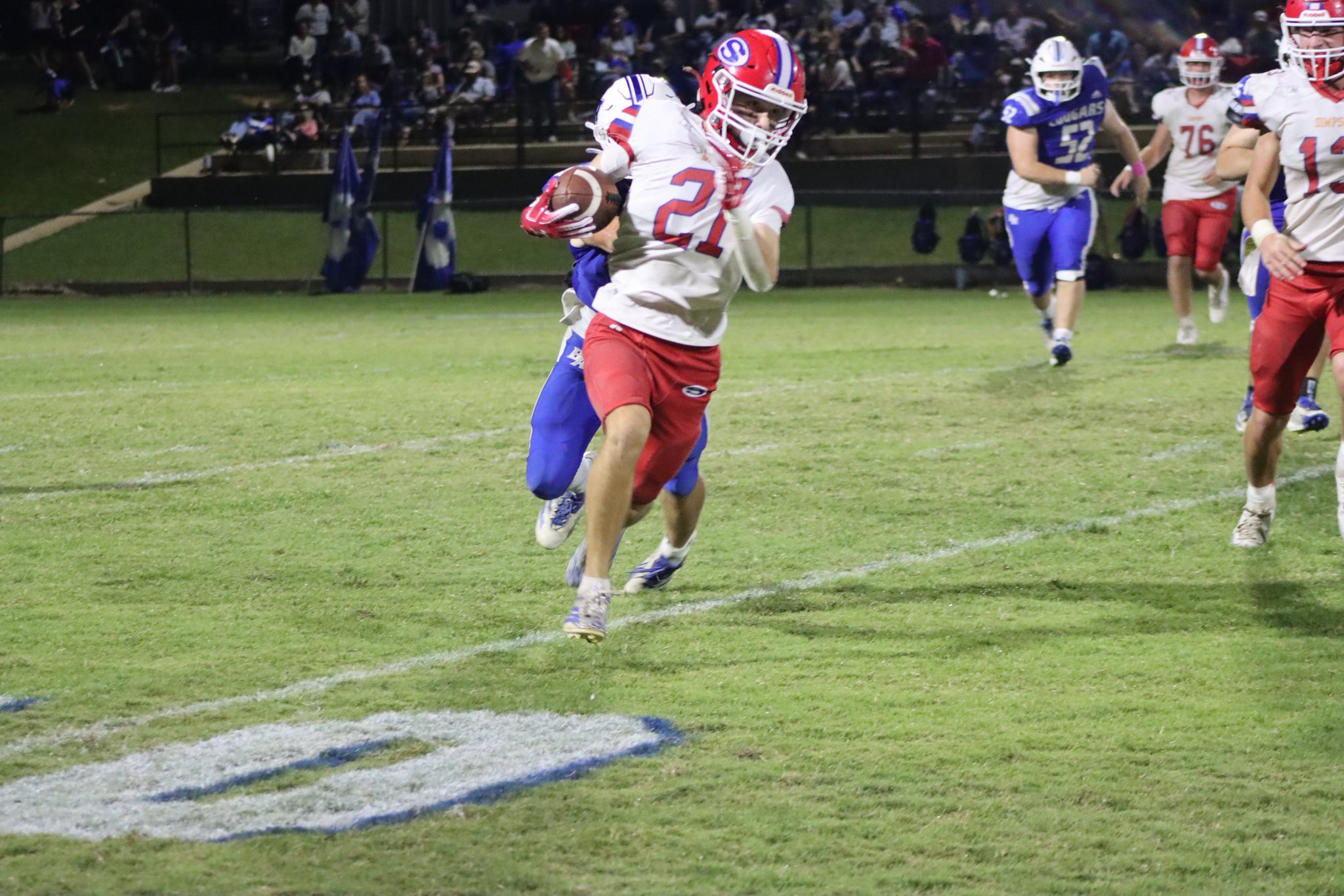 Simpson Falls Short, Loses to Brookhaven 38-34 - MageeNews.com