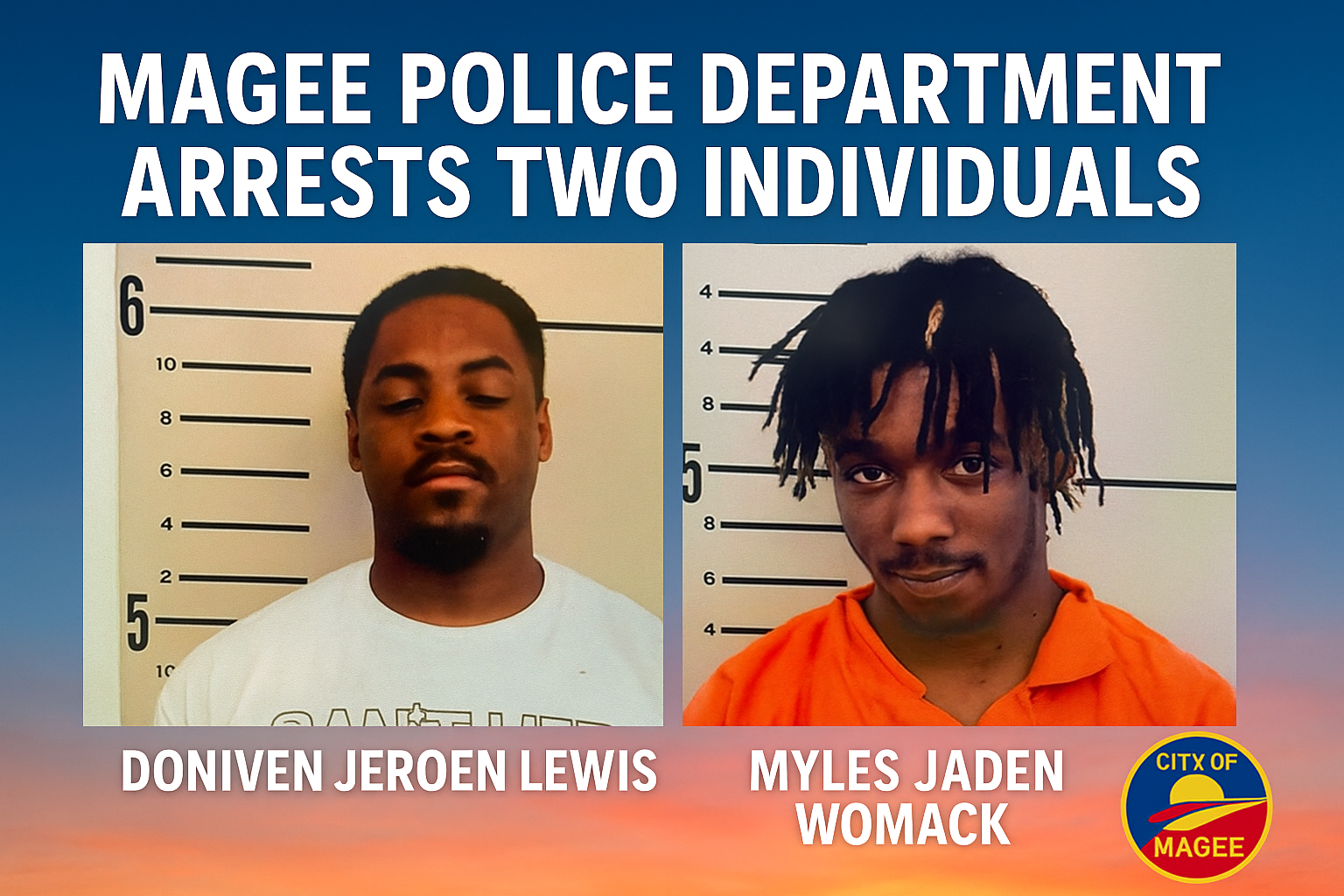 Magee Police Department Arrests Two Individuals - MageeNews.com