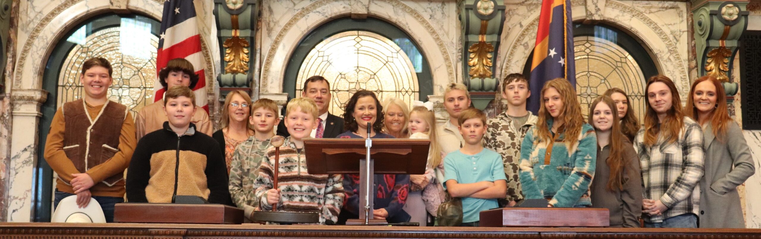 Spire Learning Center of Magee, visited the Capitol on Wednesday ...