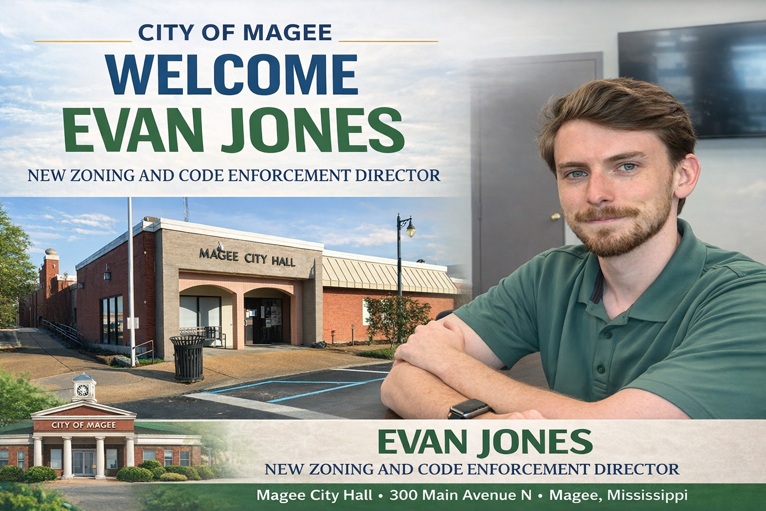 Meet Evan Jones City of Magee Zoning Director - MageeNews.com