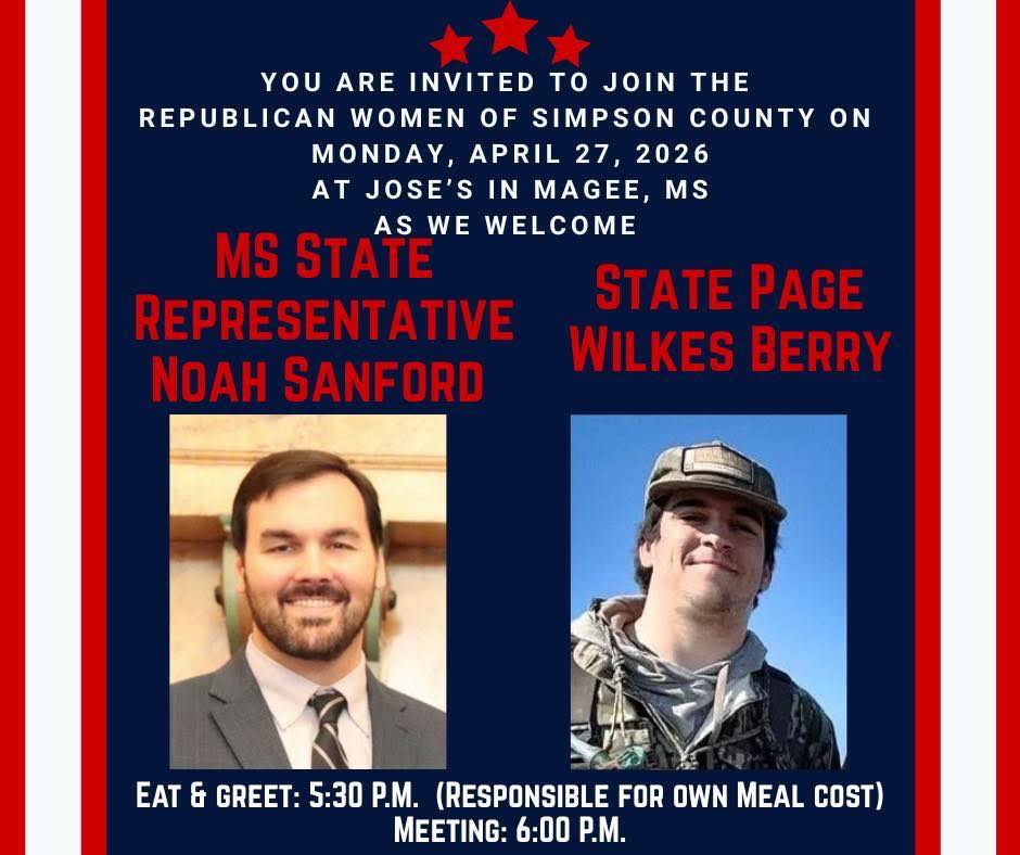 Republican Women of Simpson County Invite the Public to a Meet & Greet ...